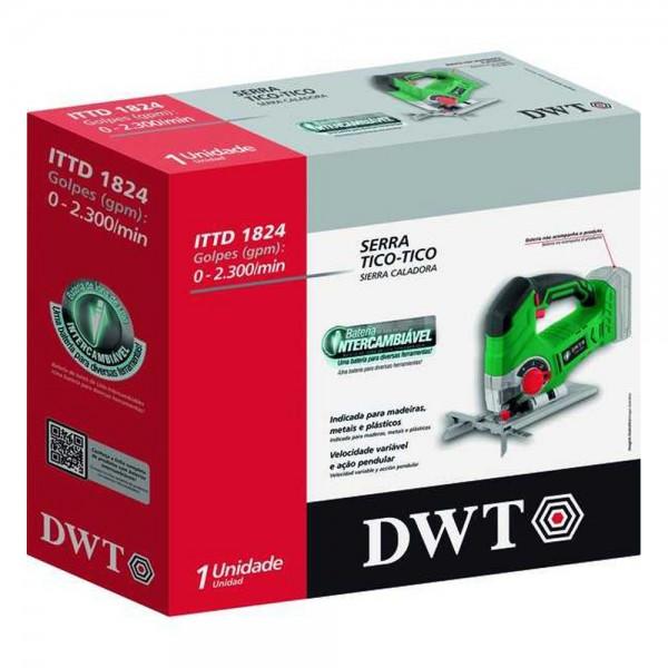 SERRA TICO-TICO A BATERIA INTERCAMBIÁVEL ITTD 1824 DWT - MGK