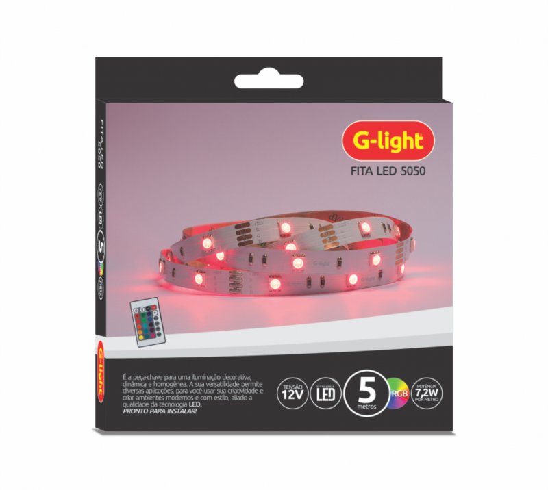 FITA LED 5050 10mm 5m RGB 12V - MGK